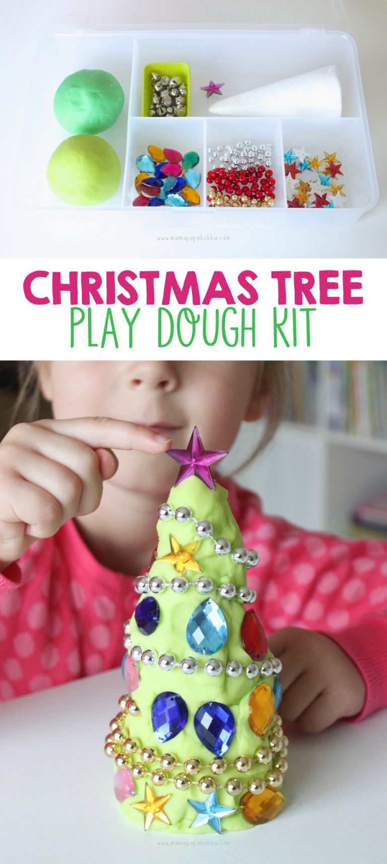 Christmas Tree Play Dough Kit - Mama.Papa.Bubba.