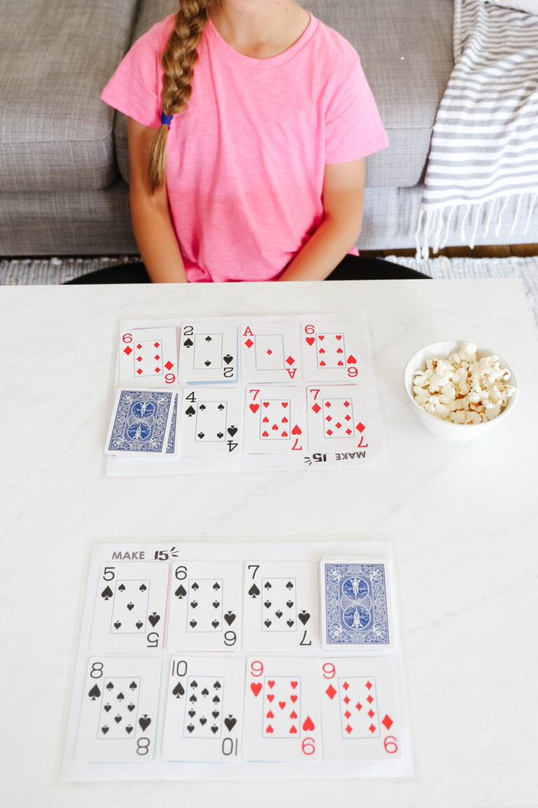 Make Ten {an easy card game for kids} - Mama.Papa.Bubba.