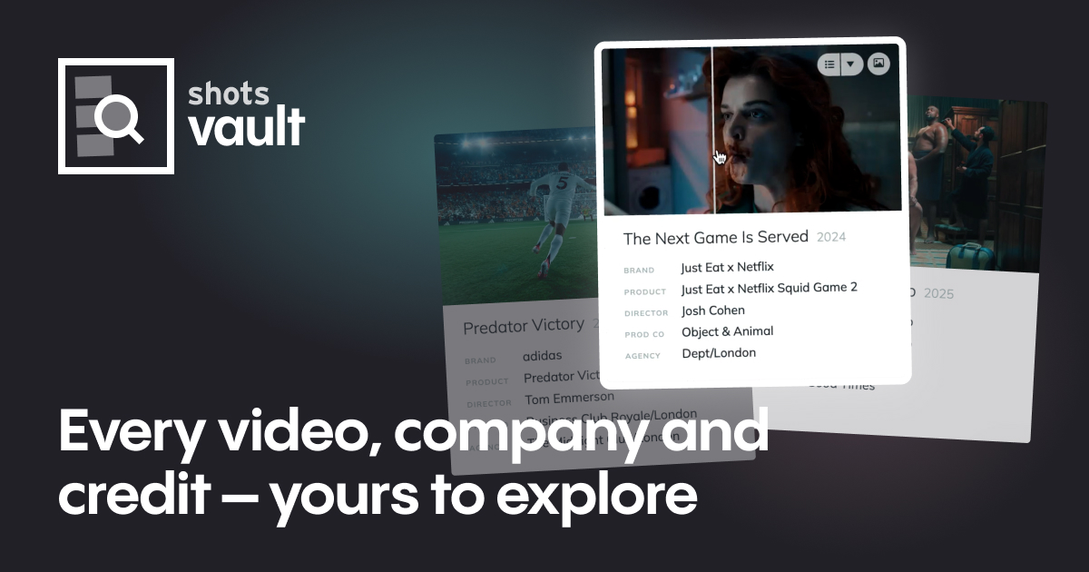 shots Vault | Every video, company and credit – yours to explore