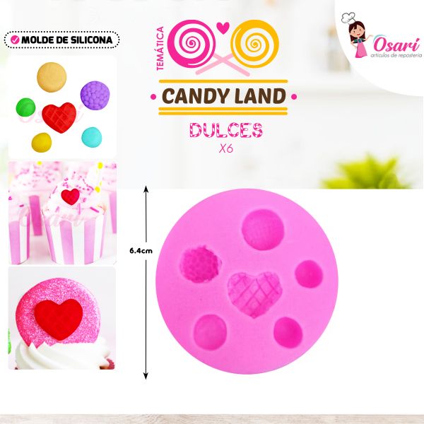 DULCES / CORAZÓN - CIRCULOS - CANDY LAND - Osari