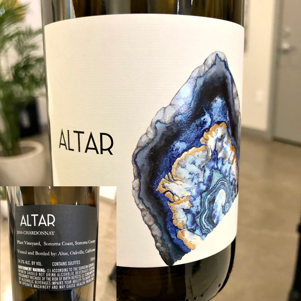ALTAR Chardonnay "Platt Vineyard" 2016 - Outer Space Wines - Napa Valley