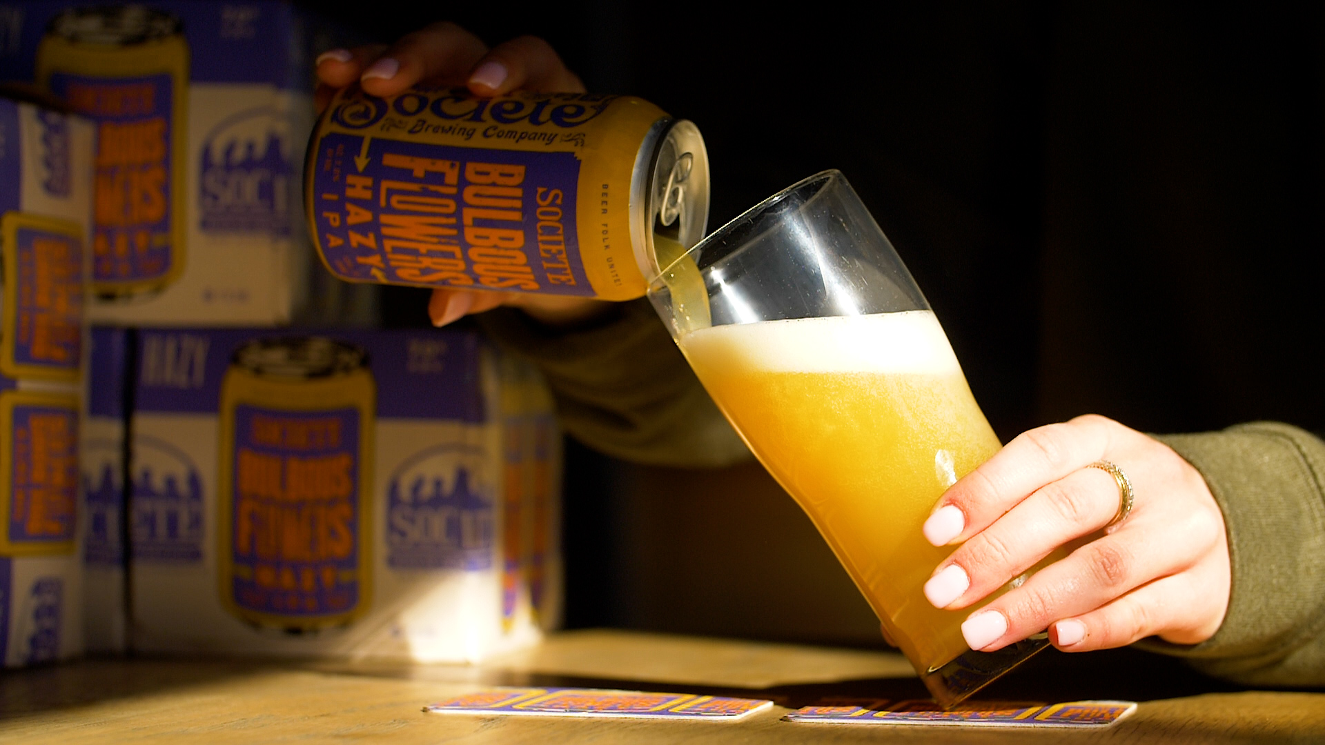 Bulbous Flowers - San Diego Hazy IPA - Societe Brewing Co