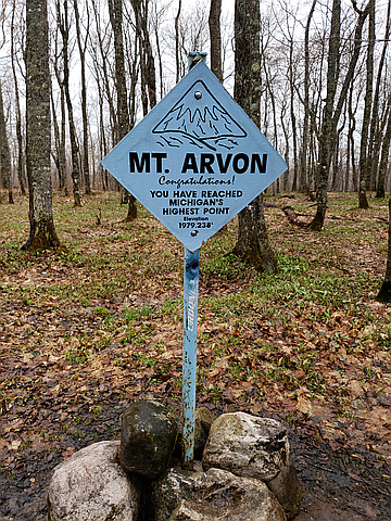 Mt Arvon - Michigan | peakery