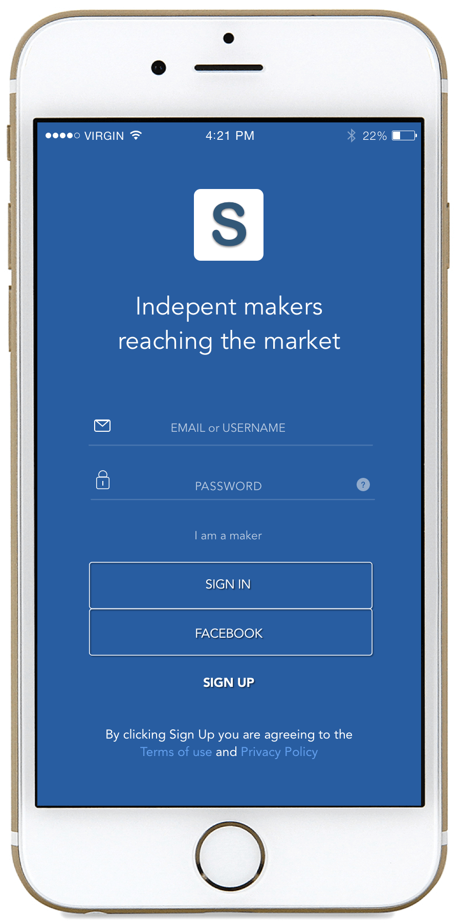 GitHub - leemarreros/shapp: Local artists reaching the market.