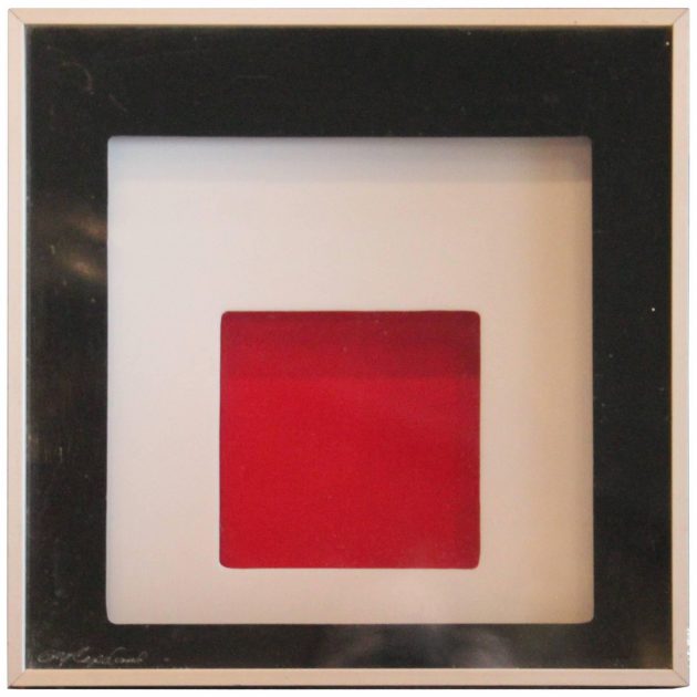 Modern Greg Copeland Lucite and Metal Light Up Shadowbox Wall Art