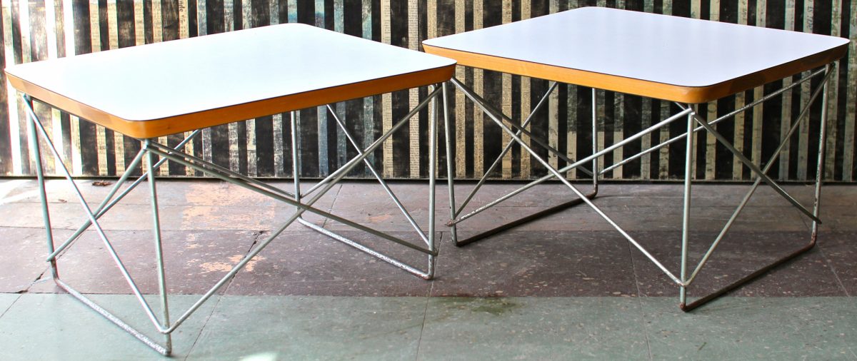 Eames Wire Base Low Tables for Herman Miller