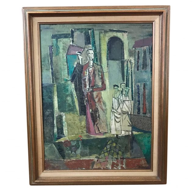 Cubist Abstract Figurative Painting