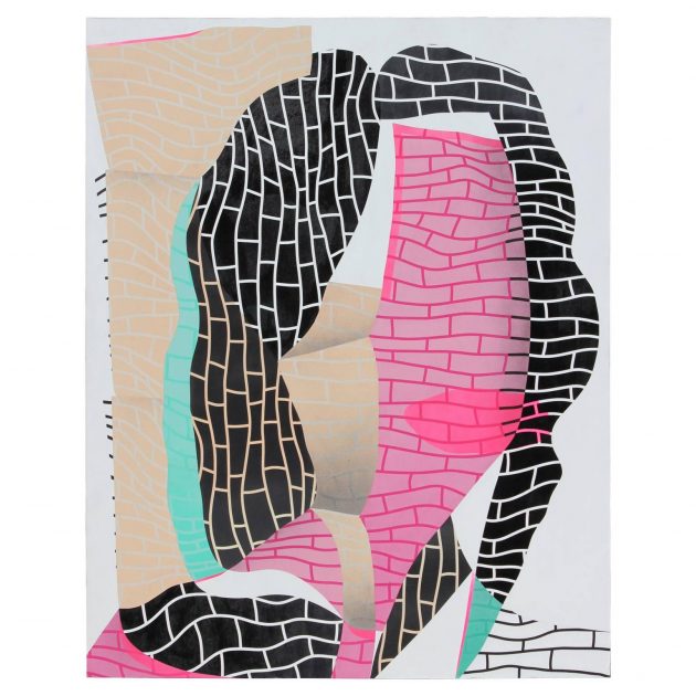 "Pop Icon No. 1", Monumental Contemporary Spray Painted Portrait 2016