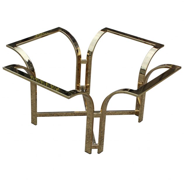 Great Polished Brass Table Base