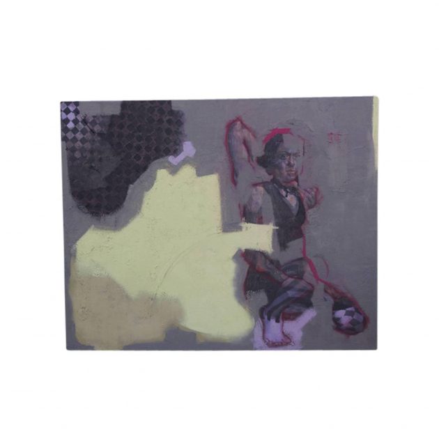 Edward Povey- Grey Abstract Portrait