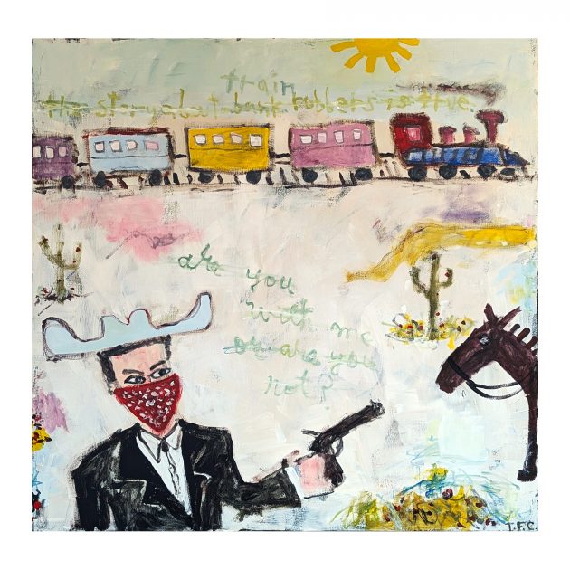 "Are You With Me Or Are You Not?" Contemporary Gestural Abstract of ...