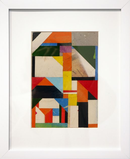 "Untitled" Contemporary Geometric Abstract Mixed Media Color Block ...