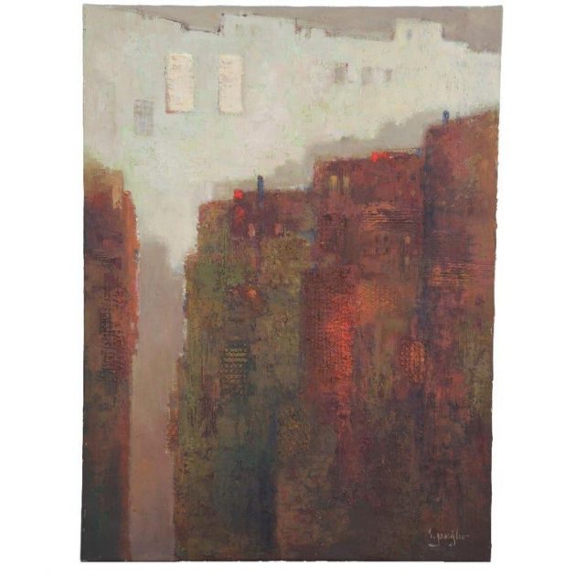 Earth Tonal Textured Architectural Abstract