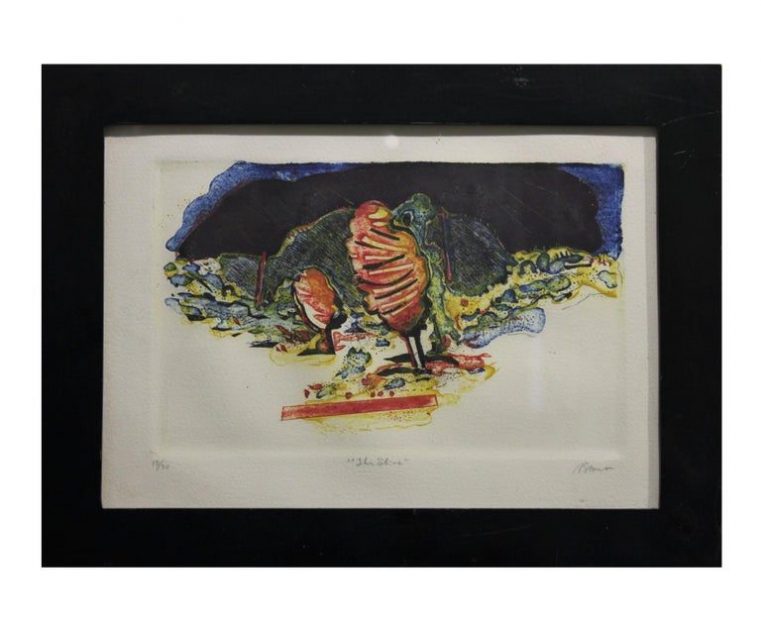 Richard Stout- "The Shine" Abstract Landscape Edition 13 of 30 20th…