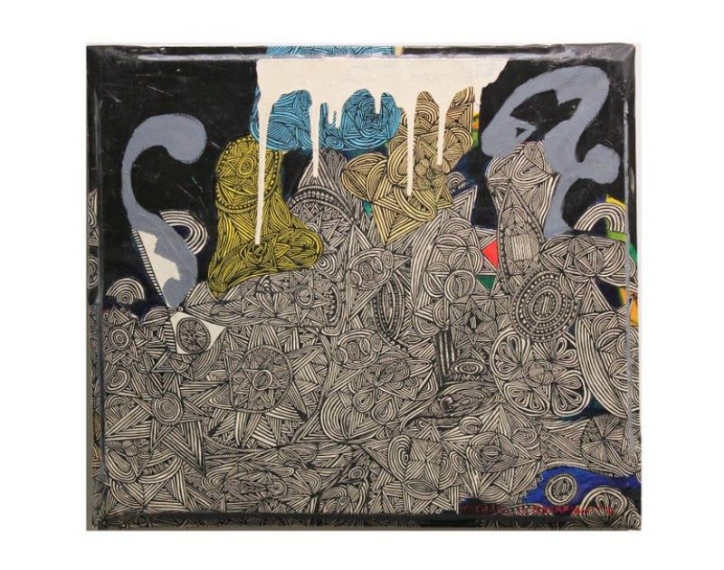 Michael Abramowitz- #2 Geometric Abstract Collage 2011