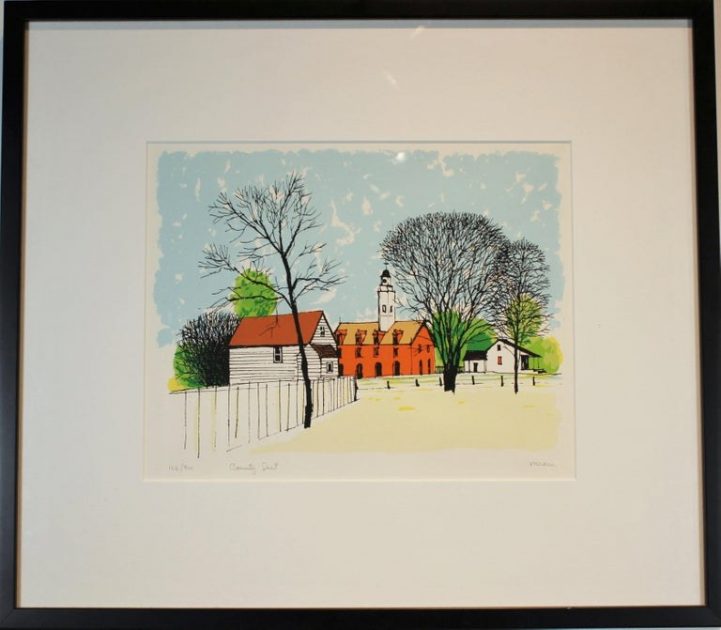 Herbert Mears- "Country Seat" Impressionist Townscape Edition 106 of…