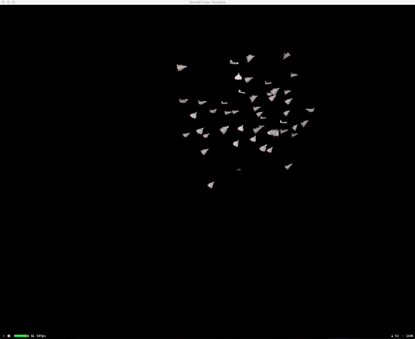 Github Kingrezaswift Boids A Simple Implementation Of Craig Reynolds 1986 Flock Behaviour