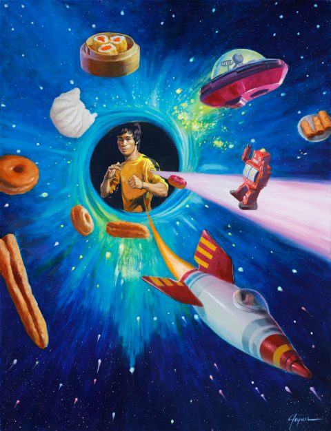 Galleries for Gallery Artist Eric Joyner Painter of Robot and Donuts ...