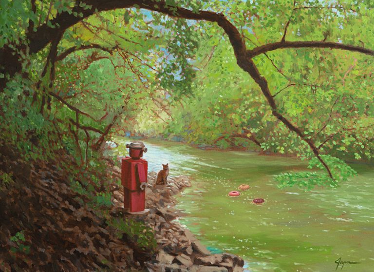 Galleries for Gallery Artist Eric Joyner Painter of Robot and Donuts ...