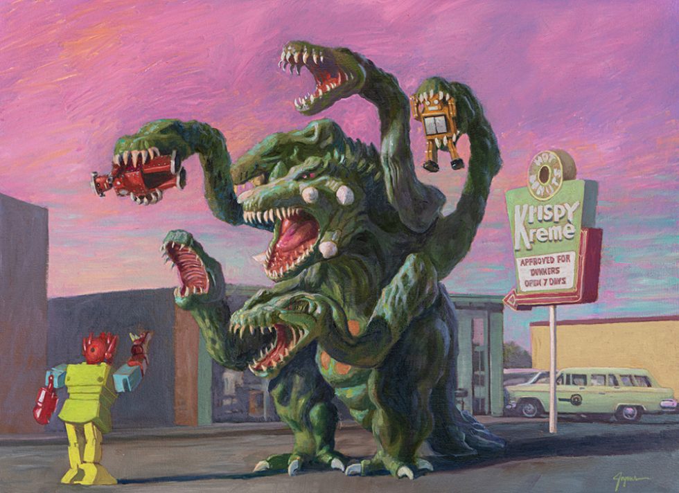 Galleries for Gallery Artist Eric Joyner Painter of Robot and Donuts ...