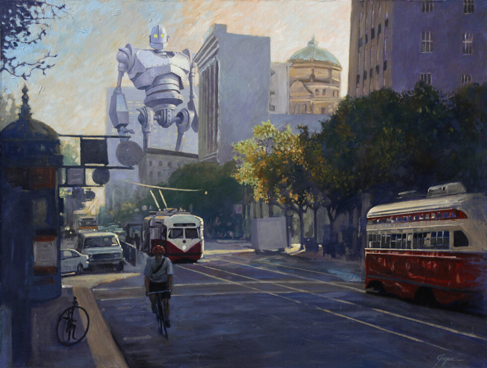 Galleries for Gallery Artist Eric Joyner Painter of Robot and Donuts ...