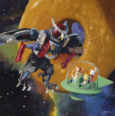 Galleries for Gallery Artist Eric Joyner Painter of Robot and Donuts ...