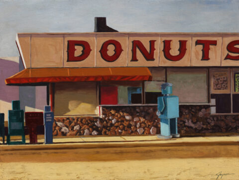 Galleries for Gallery Artist Eric Joyner Painter of Robot and Donuts ...