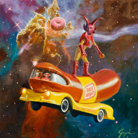 Galleries for Gallery Artist Eric Joyner Painter of Robot and Donuts ...
