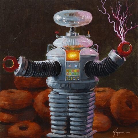 Galleries for Gallery Artist Eric Joyner Painter of Robot and Donuts ...