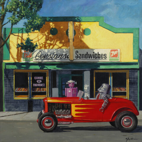 Galleries for Gallery Artist Eric Joyner Painter of Robot and Donuts ...