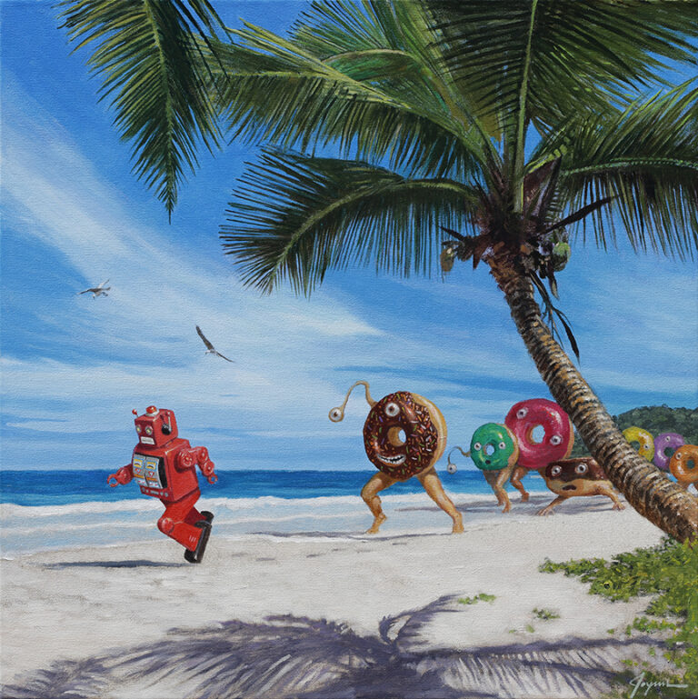 Galleries for Gallery Artist Eric Joyner Painter of Robot and Donuts ...
