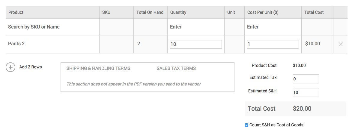 How to Create a Purchase Order? – Support