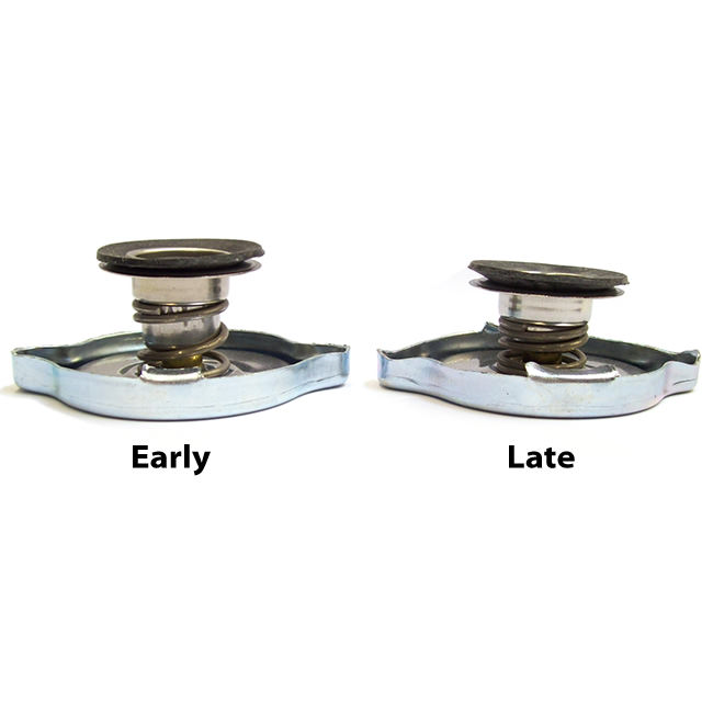 Radiator Cap, 10lb, Early Deep (GRC0105) | Seven Classic Mini Parts