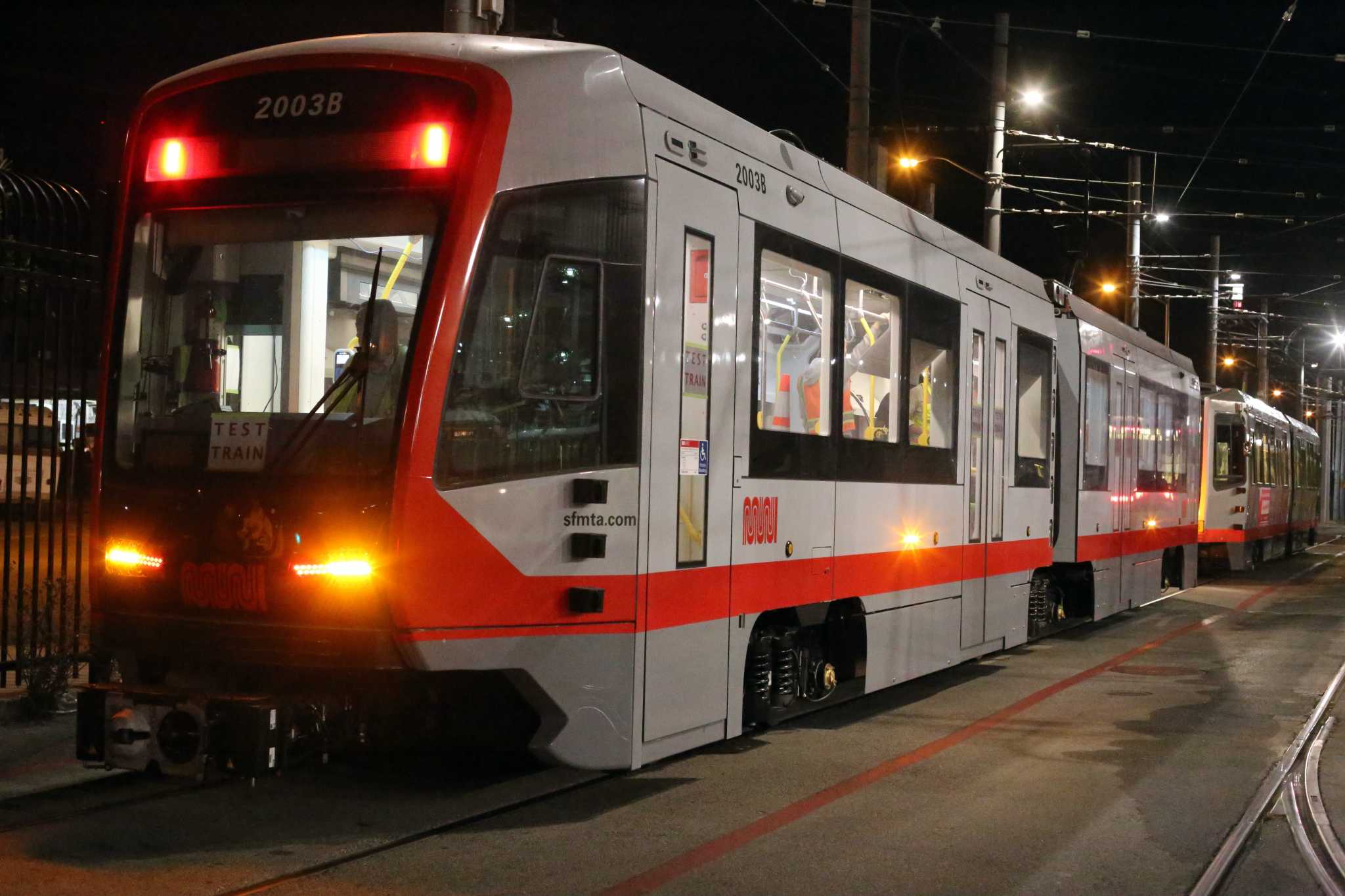 Muni Metro LRV4 testing – SFBay