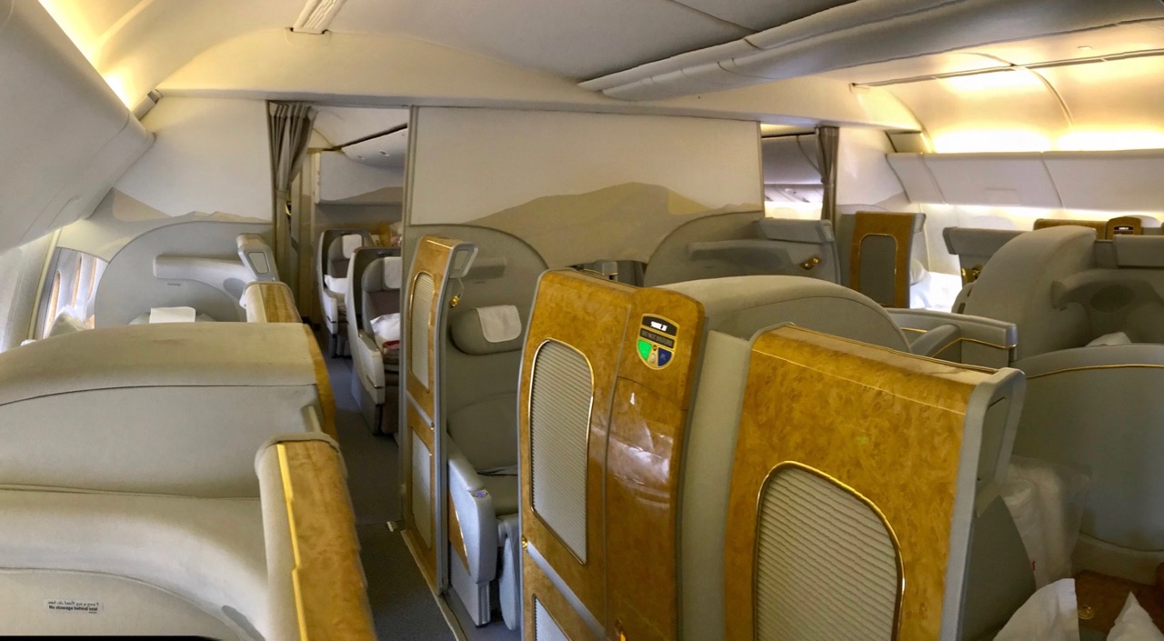 Emirates First Class Athens-Newark | SFO777