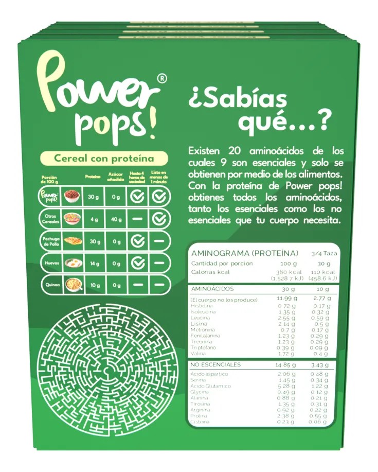 SoltekOnline: Power Pops! Cereal Alto En Proteina 30% Power Pops! 4 ...