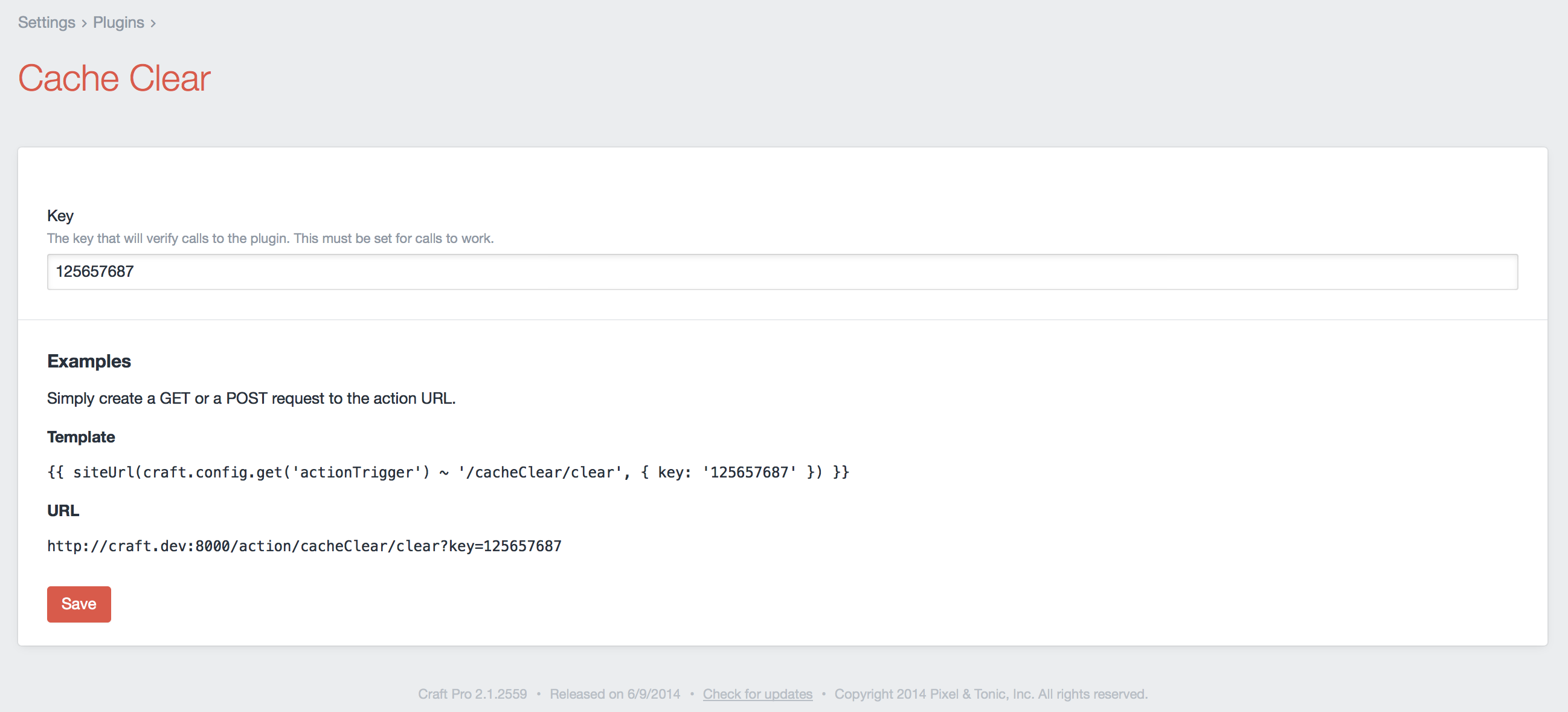 GitHub - jasonmccallister/craft.cache-clear: Craft plugin that allows ...