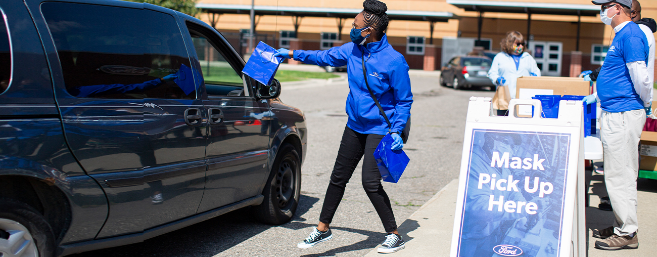 Ford Mask Distribution Day - Southwest DHQ