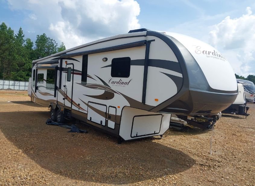 Sold 2013 FOREST RIVER CARDINAL TRAVEL TRAILER in WINDER, GA - SalvageBid