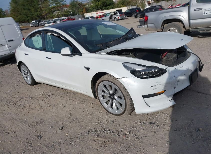 Sold 2023 TESLA MODEL 3 Rear-wheel drive in TURNERSVILLE, NJ - SalvageBid