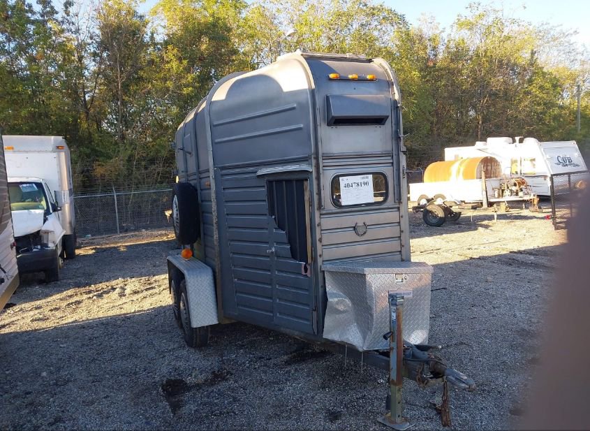 Sold 1984 RICE TRAILERS 11' TANDEM AXLE LIVESTOCK TRAILER in GROVE CITY ...