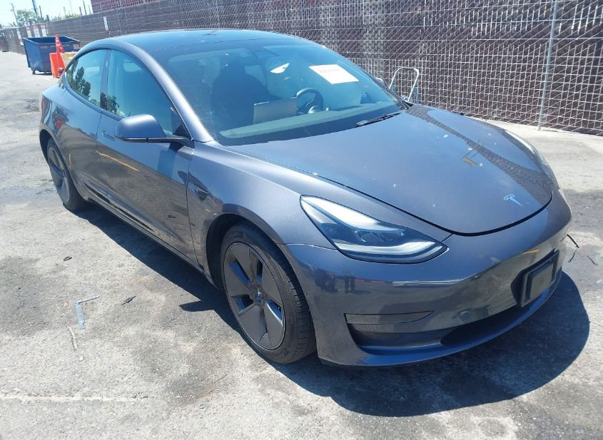 Sold 2022 TESLA MODEL 3 Rear-wheel drive in ANAHEIM, CA - SalvageBid