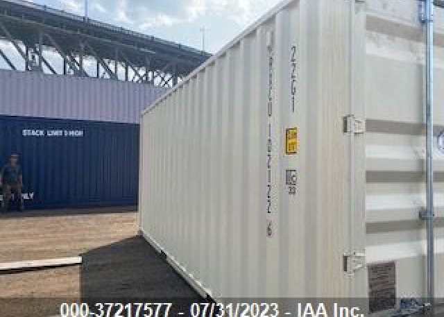 Bidding ended on RXCU1021226, Salvage New/one-trip 20ft shipping ...