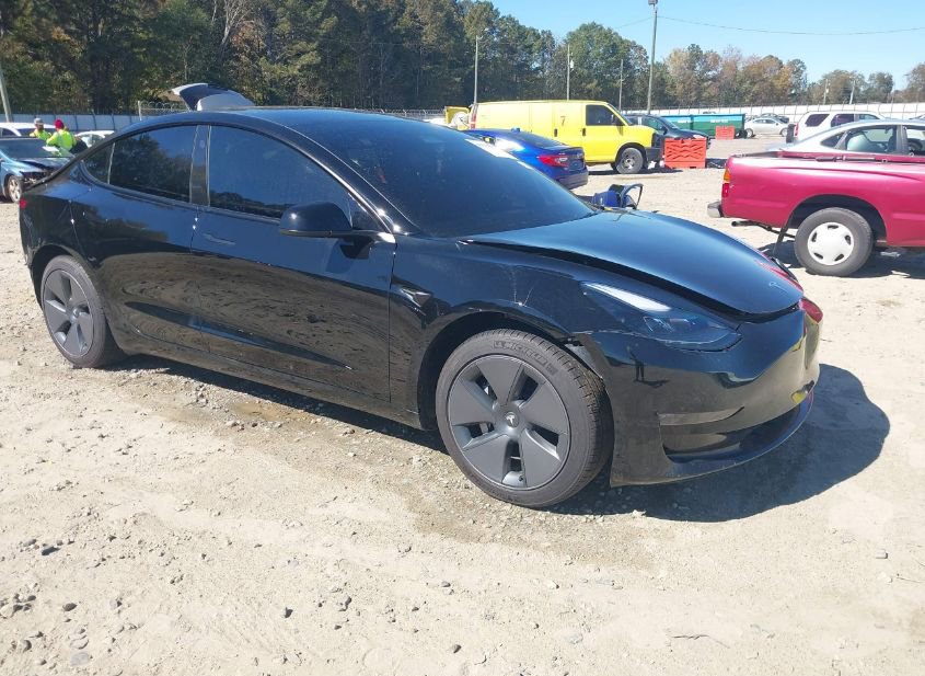 Sold 2023 TESLA MODEL 3 Rear-wheel drive in WINDER, GA - SalvageBid