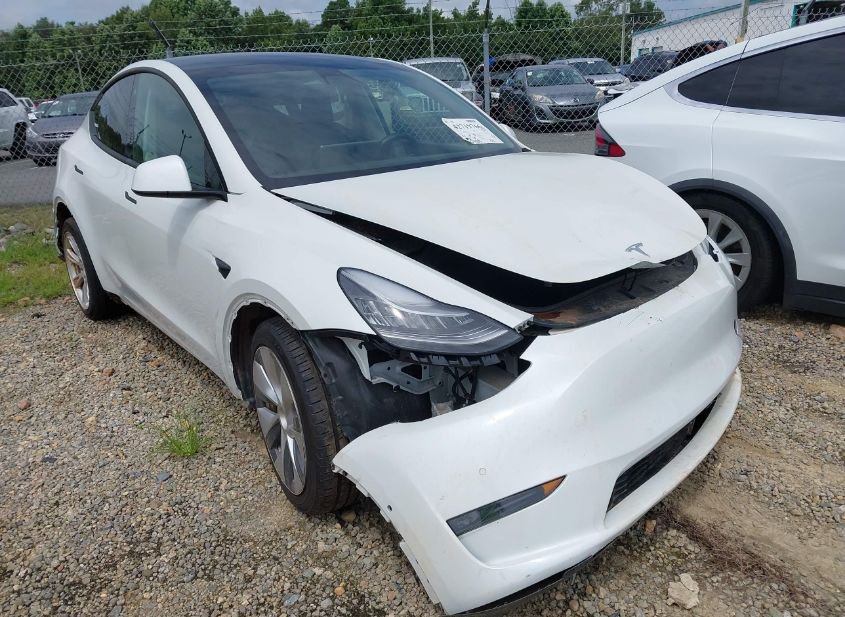 Salvage 2020 TESLA MODEL Y Long range dual motor all-wheel drive for ...