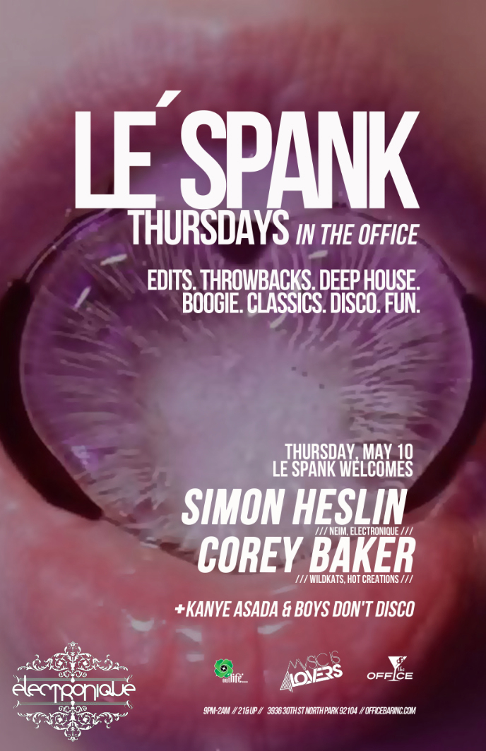 Le' Spank welcomes COREY BAKER & SIMON HESLIN plus Kanye Asada & Boys ...