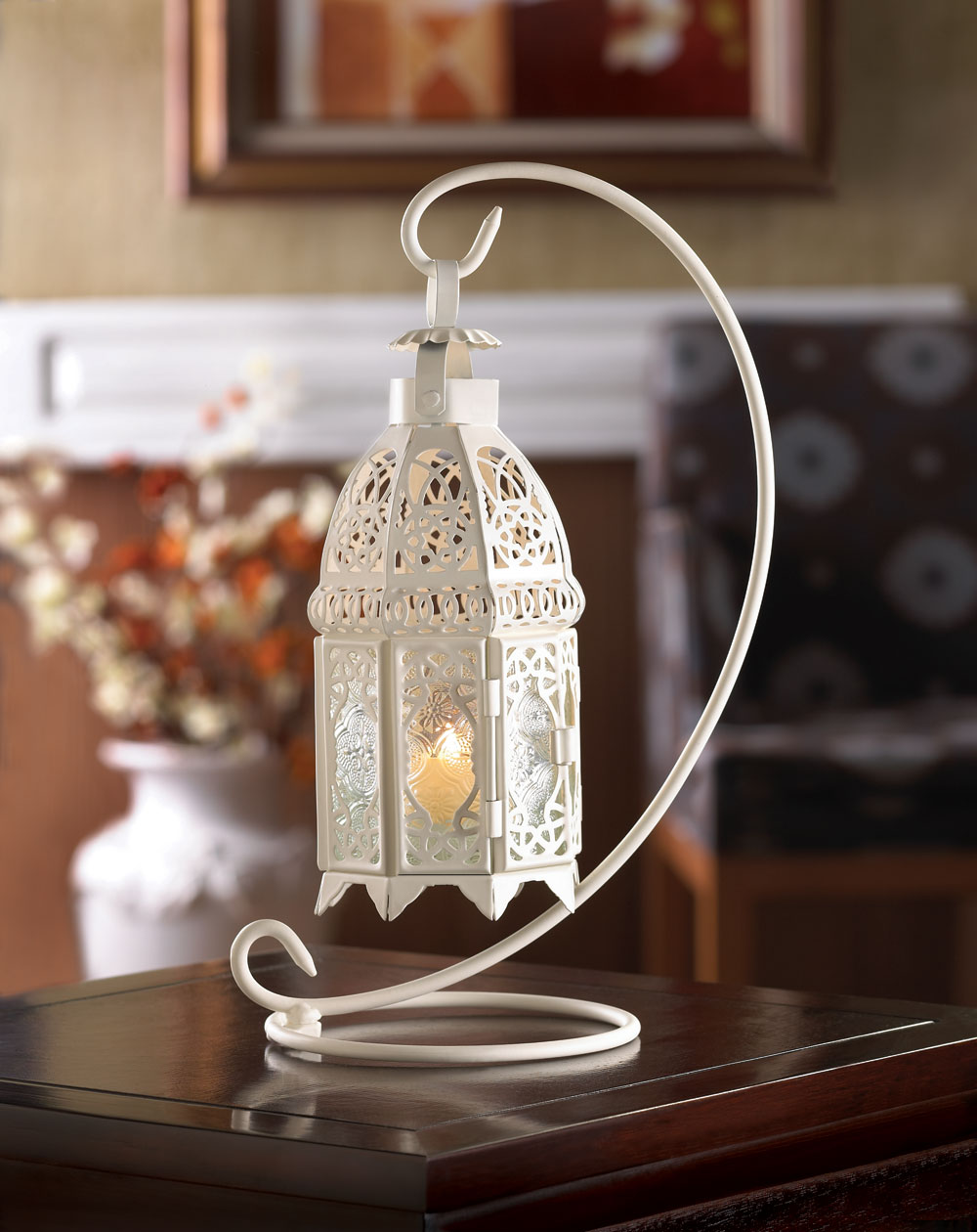 Wholesale White Fancy Lantern with Stand - Buy Wholesale Candle Lanterns