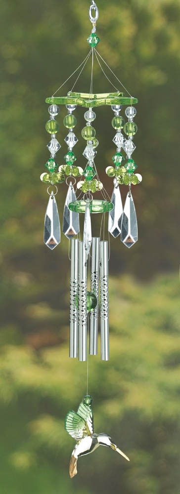 Wholesale Green Hummingbird Chime - Buy Wholesale Windchimes
