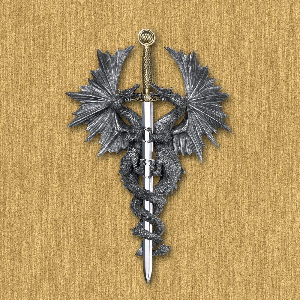 Wholesale Dragon Dagger Wall Plaque - Buy Wholesale Hats