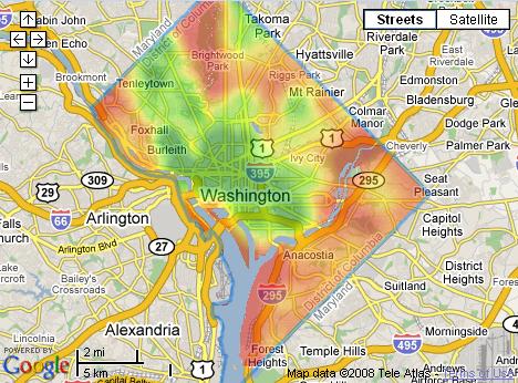 How Walkable Are D.C. Neighborhoods? | DCist
